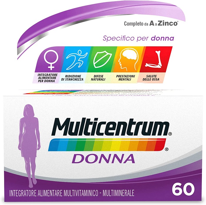 Multicentrum Donna 50 - 60 a cosa serve?– Curarsi al Naturale - Cure e ...